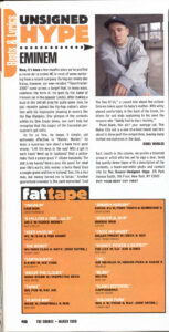 Eminem In The Source - Unsigned Hype (March, 1998)